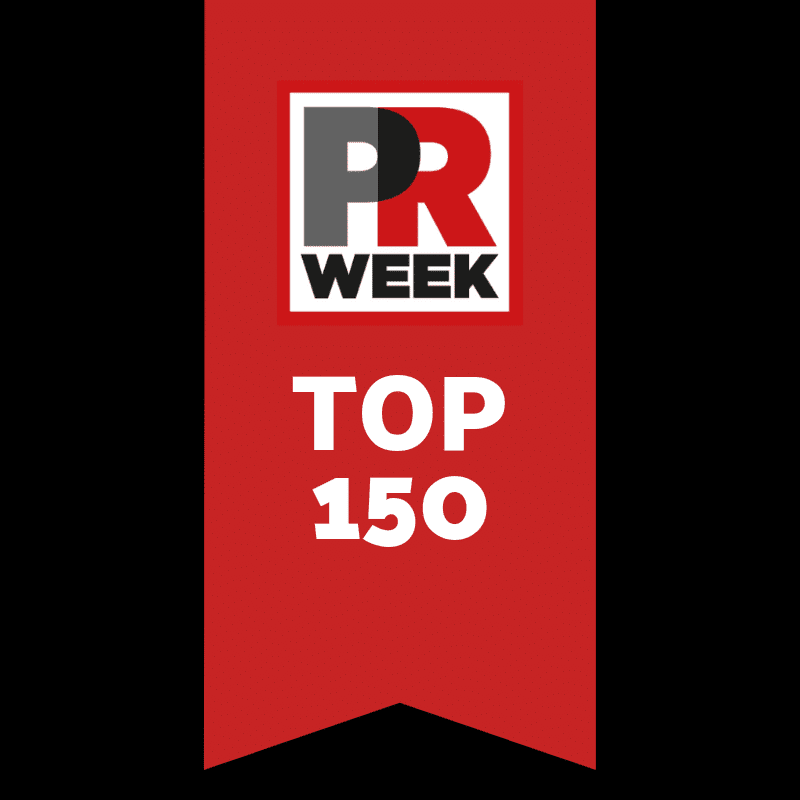 PR week top 150 - Pinstone